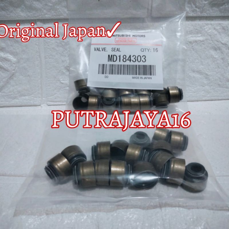 Jual SEAL KLEP SEAL VALVE STEAM TRITON PAJERO 2.5 2.500CC 4D56 ORI JAPAN 16PC | Shopee Indonesia