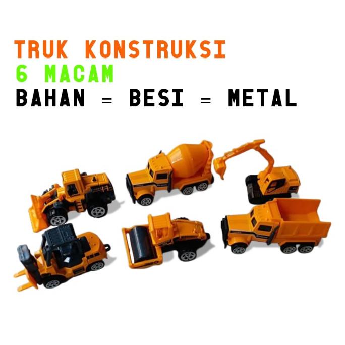 Jual Mainan Anak Truk Konstruksi - Excavator, Traktor, Molen, Forklift ...