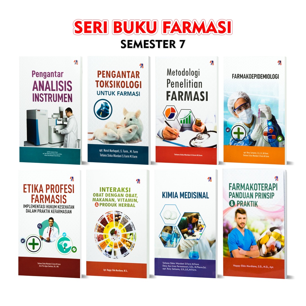 Jual Buku Semester 7 Jurusan Farmasi Kimia Medisinal Analisis Instrumen ...