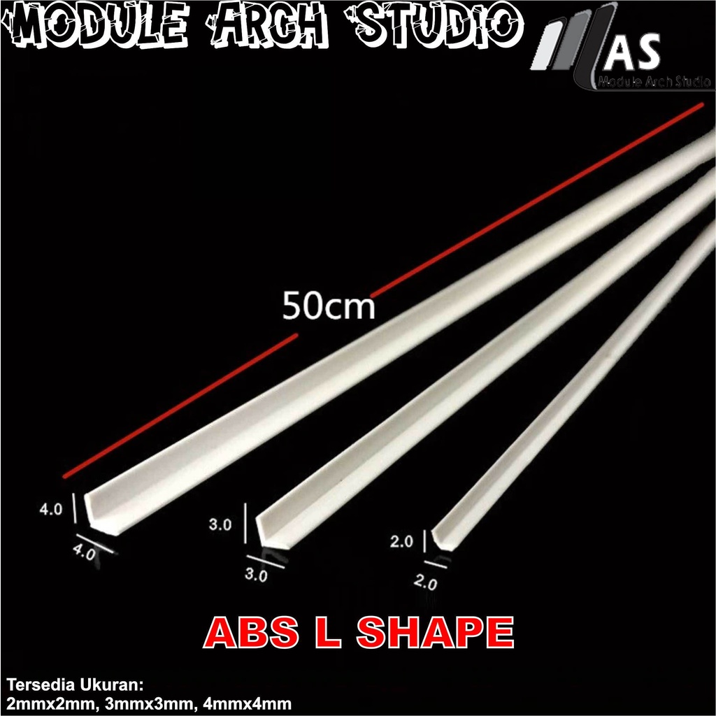 Jual ABS L Shape - Pipa Plastik Bentuk L - Maket Siku | Shopee Indonesia