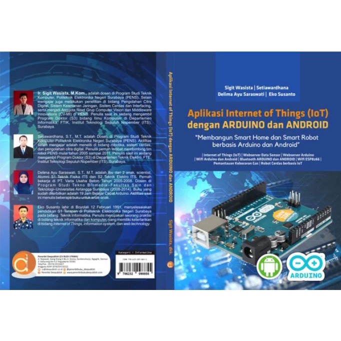 Jual Aplikasi Internet of Things (IoT) dengan Arduino dan Andriod Membangun Smart Home dan Smart ...