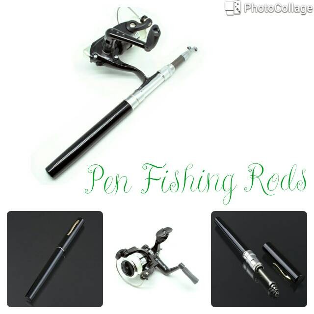 Jual Alat Pancing Berbentuk Pulpen 1.4M / Pen Fishing Rod #Original ...