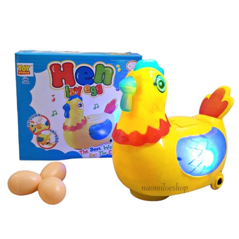 Jual Mainan Edukasi Ayam Bertelur Hen Lay Egg Bump And Go Anak Laki ...