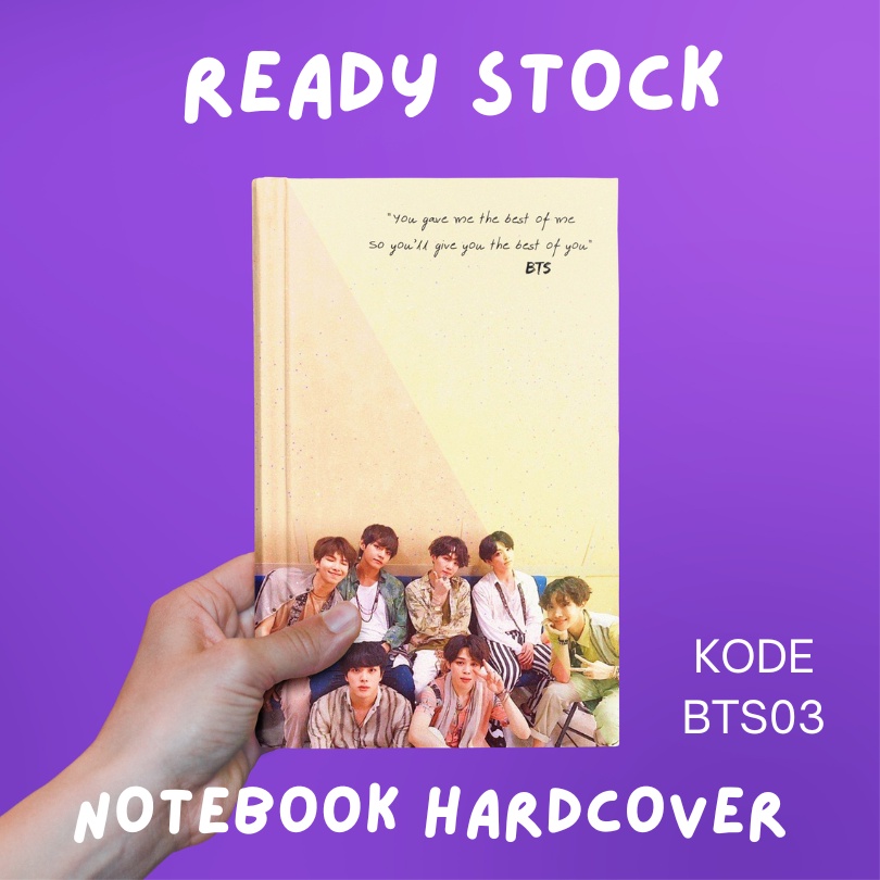 Jual BUKU NOTEBOOK BTS/ BUKU SEKOLAH/ BUKU CATATAN/ BUKU BTS KODE BTS03 ...
