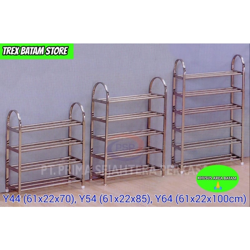 Jual RAK SEPATU RAK SENDAL Y54 UK 61x22x85 (BATAM) | Shopee Indonesia