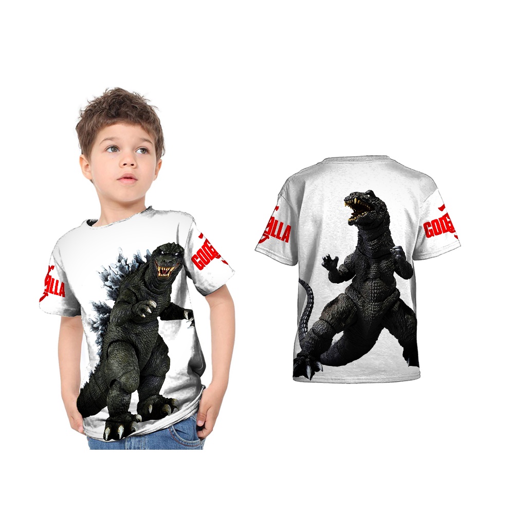Jual baju Anak Godzilla Vs. King Kong / Kaos Gambar Godzilla / Kaos ...