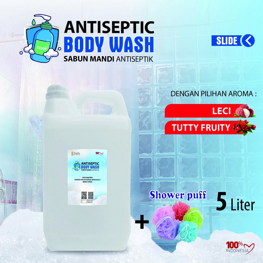 Jual Sabun Mandi / Sabun Body Wash Mandi Aroma Parfum Kemasan 5 Liter ...
