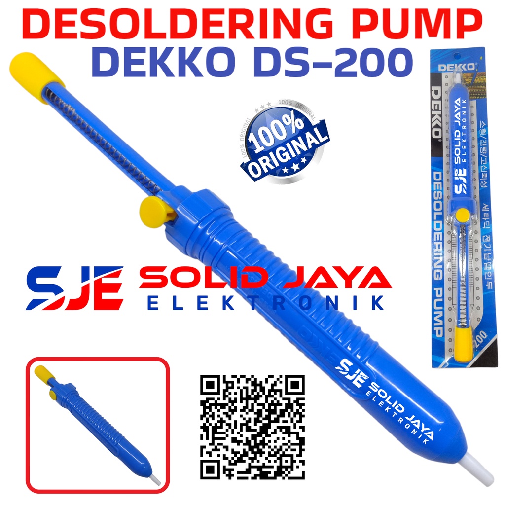 Jual SEDOTAN TIMAH DEKKO DS-200 DS200 DS 200 ATRAKTOR DESOLDERING PUMP ...