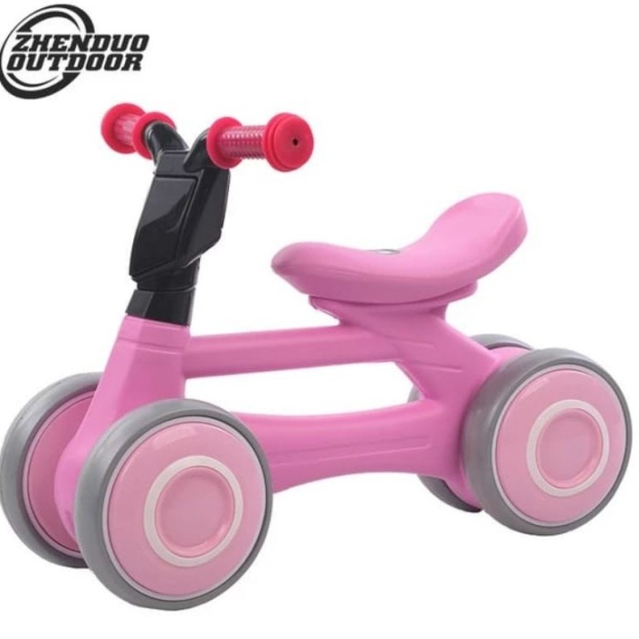 Jual Mainan Dorong Motor Anak Pushbike Balance bike motorik Anak - PINK ...