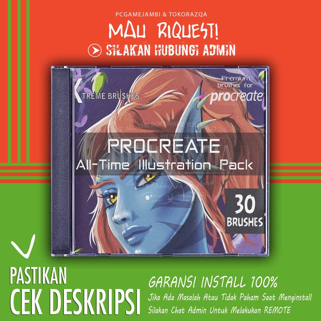 Jual Procreate All-Time Illustration Pack | Shopee Indonesia