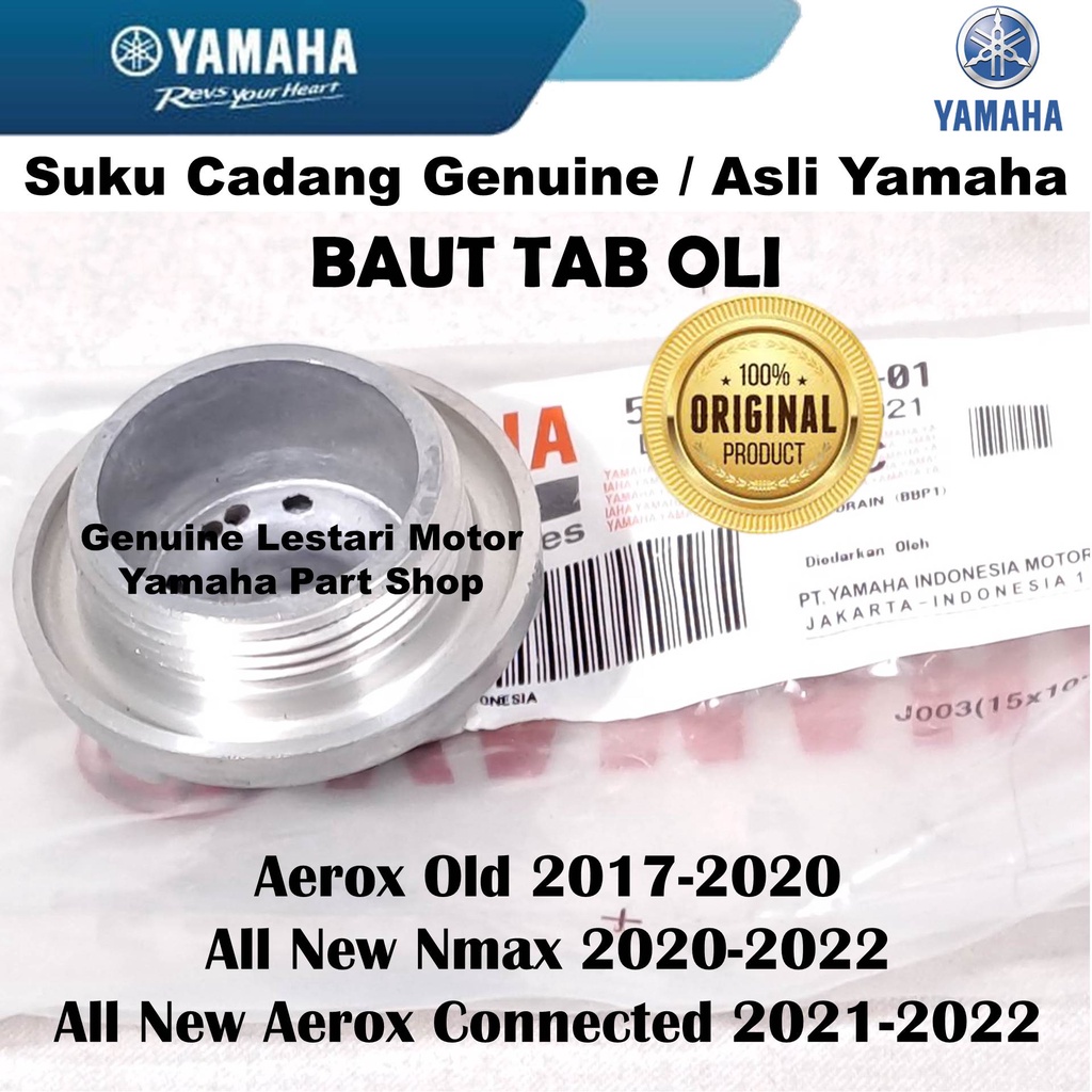 Jual Plug Baut Tab Oli Mesin Bawah Aerox Old All New Aerox Connected N ...