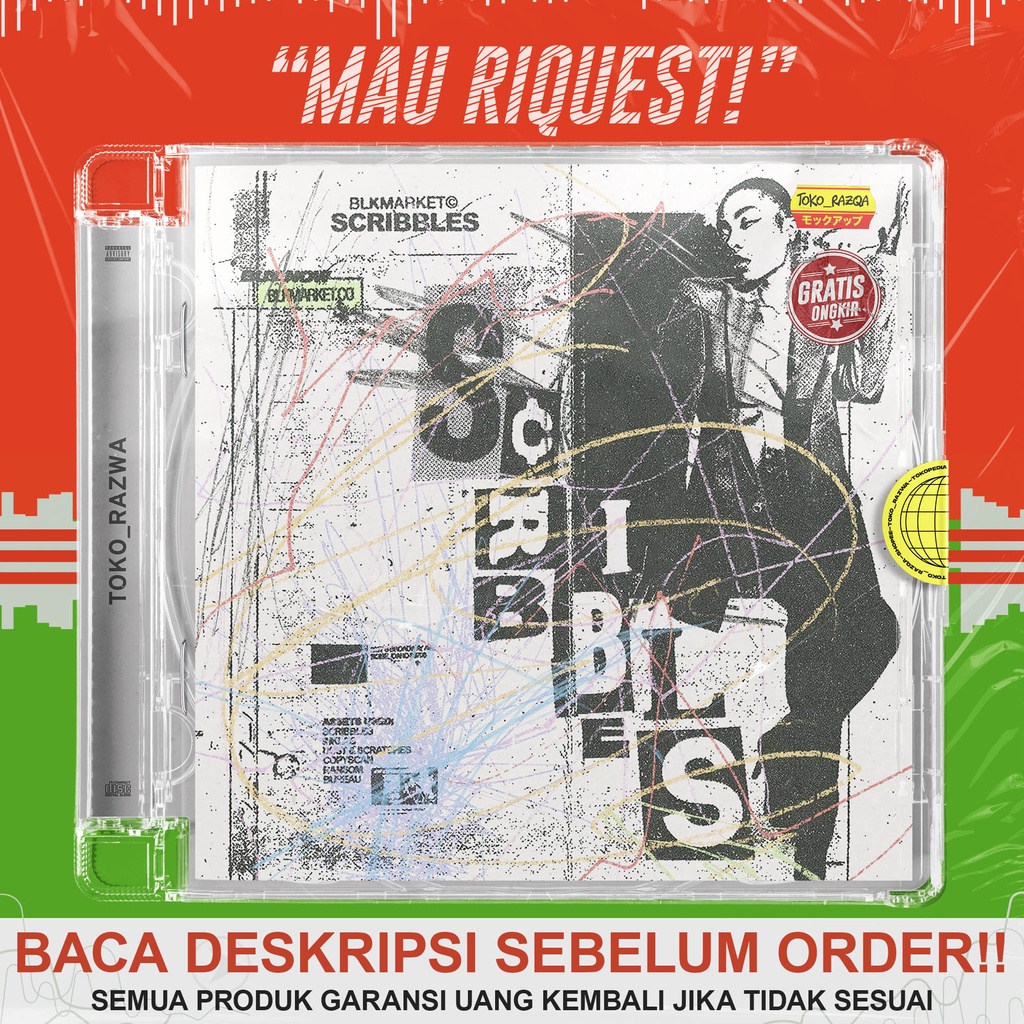 Jual Blkmarket - Scribbles For Photoshop Vector Design | Shopee Indonesia