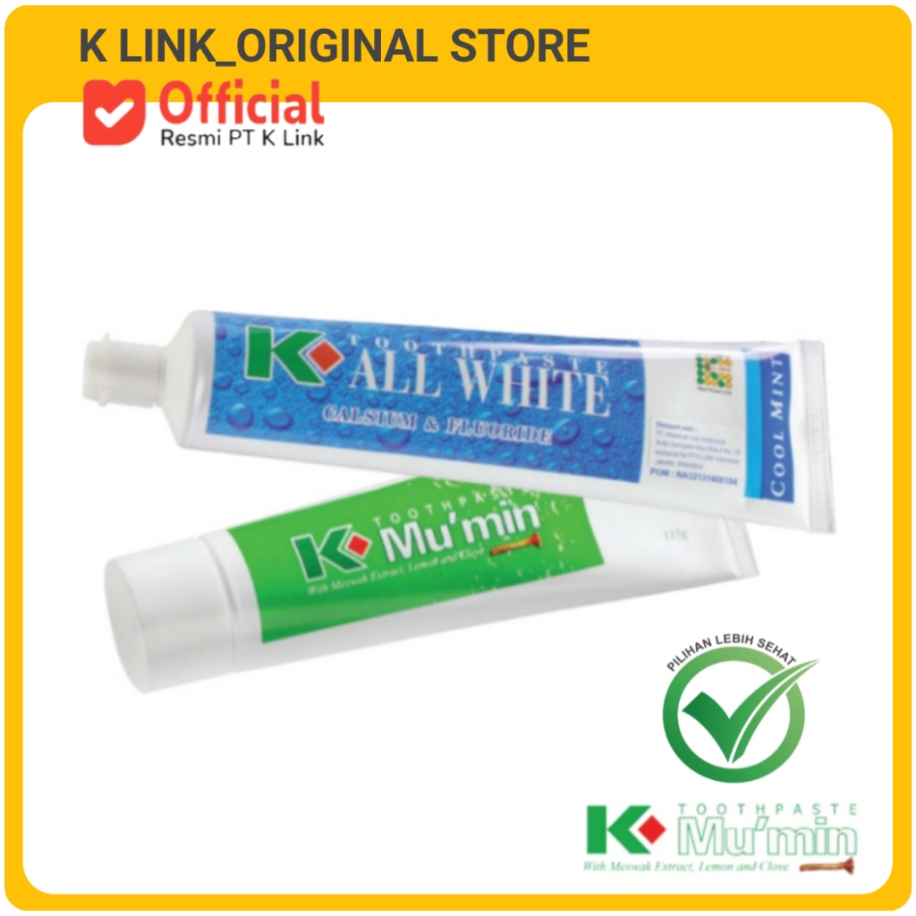 Jual K-All White Toothpaste K-Mu'Min Toothpaste original pasta gigi ...