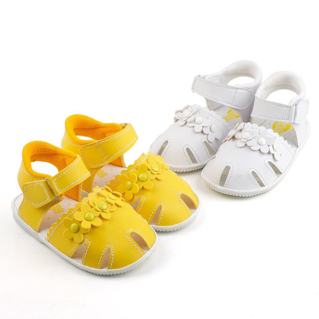 Jual Happy Baby - Sepatu Bayi Bunyi Perempuan SB-992WY | Shopee Indonesia