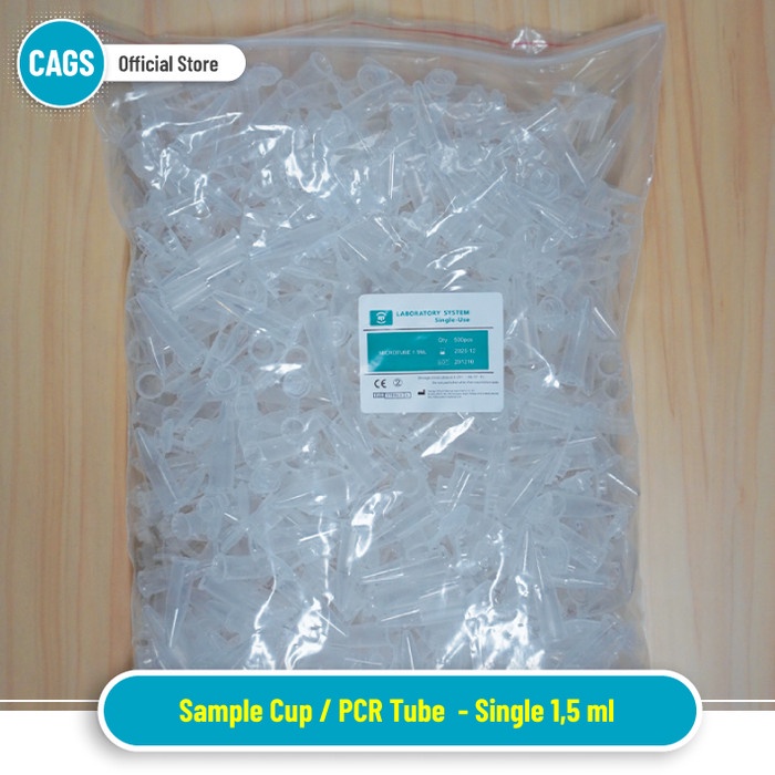 Jual Alat Lab Pcr Tube / Sample Cup / Microcentrifuge Tube Uk.1,5Ml ...