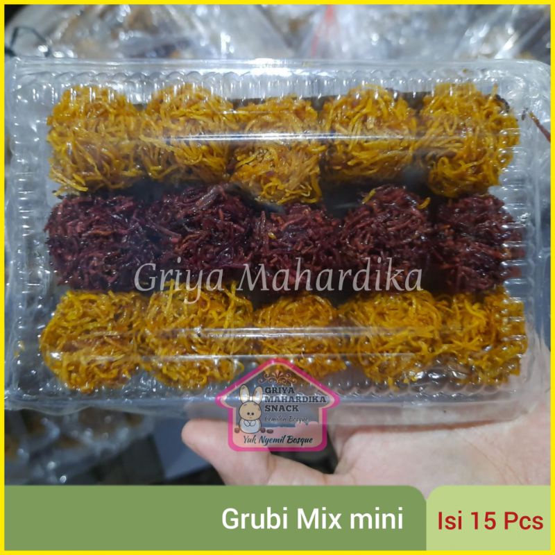 Jual Carang Mas Grubi Kremes Walangan Mix Mini Mika | Shopee Indonesia