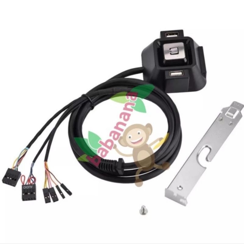 Jual Power reset switch button usb 9 pin audio michrophone front panel ...