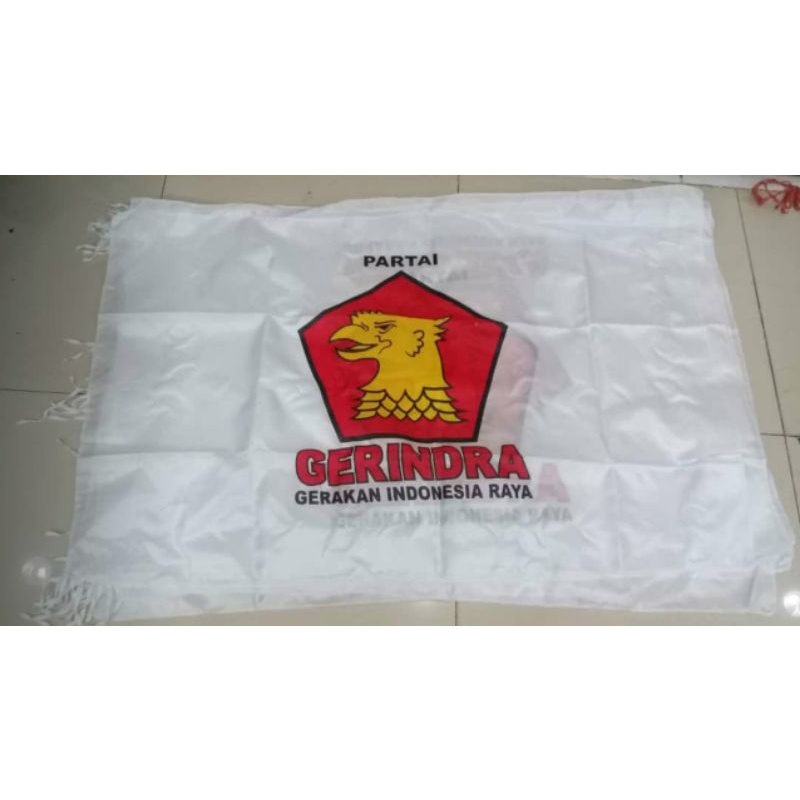Jual Bendera Partai Gerindra Ukuran 100x150cm Shopee Indonesia 