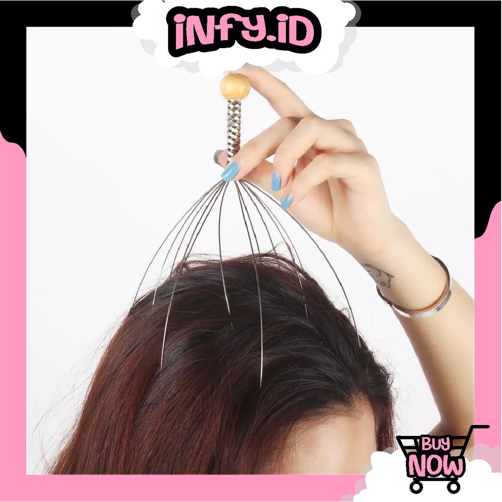 Jual INFY - Alat Pijat Kepala Bokoma Massage Tanpa Listrik Healthy Head ...
