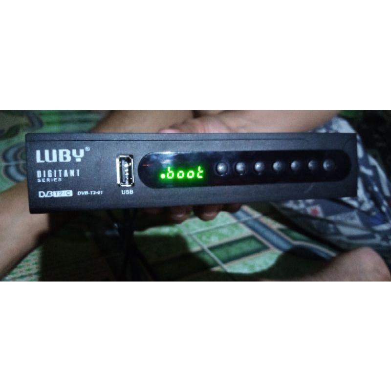 Jual Receiver Digital Luby Setbox Set Top Box DVB T2 01 Receiver Siaran Digital STB Lubi HD ...