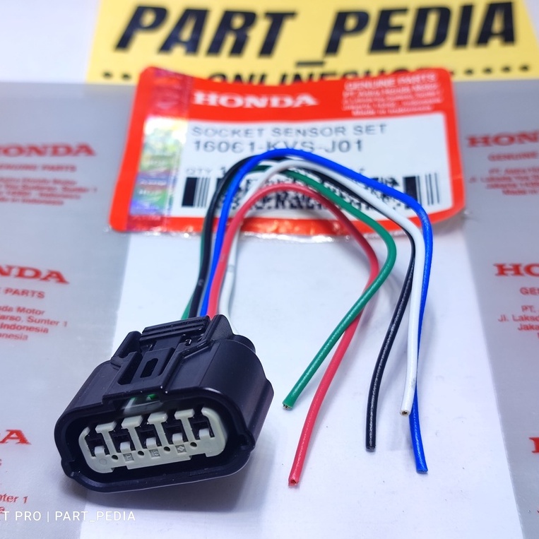 Jual kabel soket sensor TPS socket sensor tps pin 5 Honda PCX 160 150 ...
