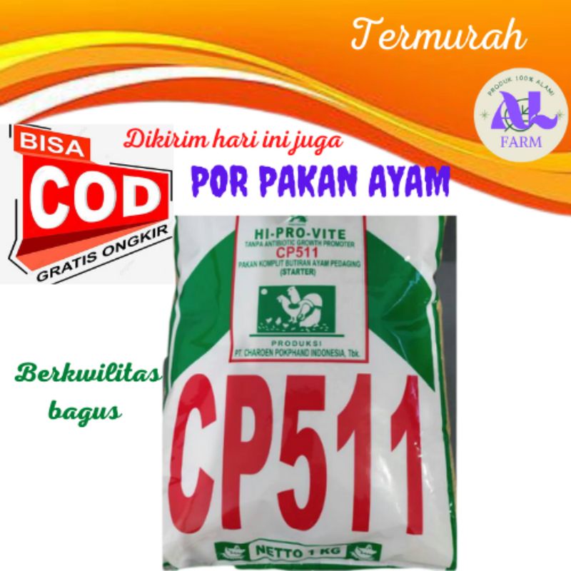 Jual Pur pakan ayam kemasan 1kg ALFARM | Shopee Indonesia