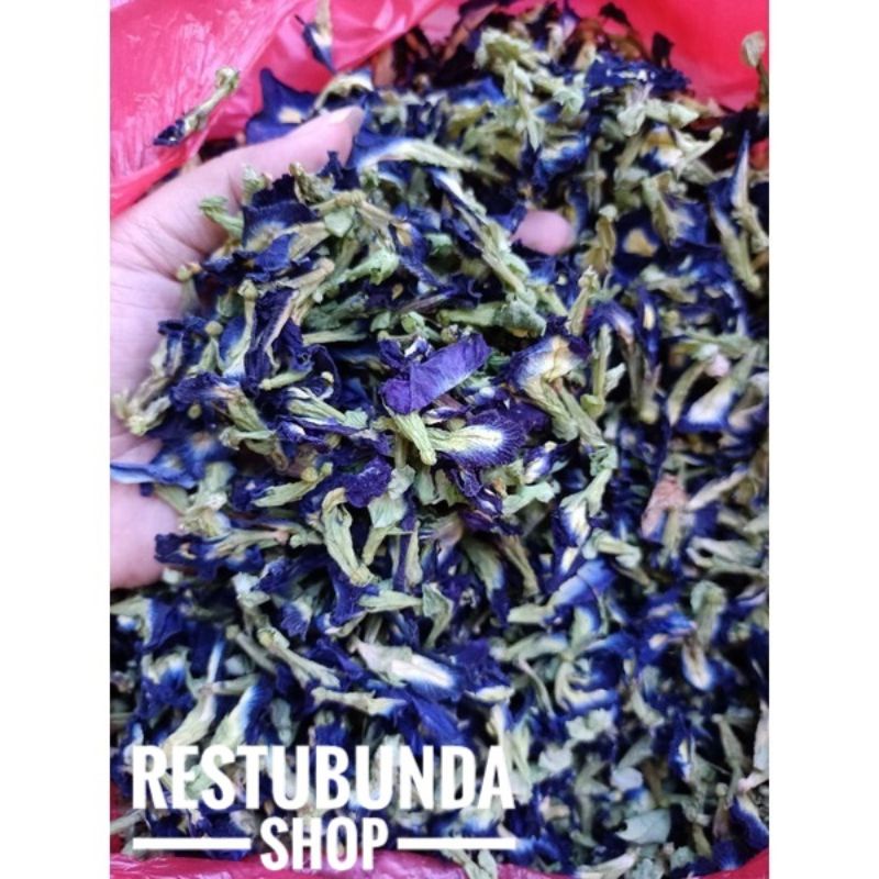 Jual Bunga Telang Super ( Kering ) / Butterfly pea 1kg / 500gr /250gr ...