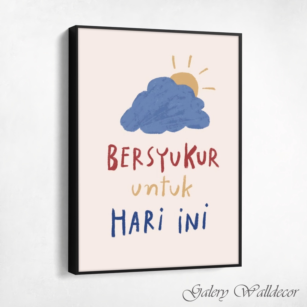 Jual Poster Kata2 Islami Inshallah | Shopee Indonesia