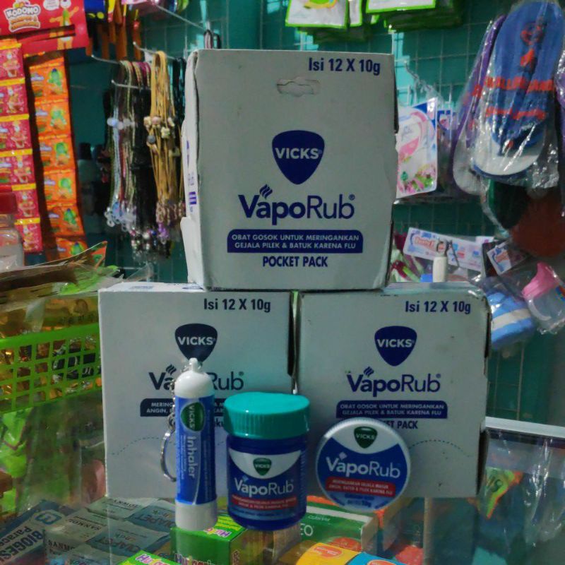 Jual Vicks inhaler vaporub obat gosok kemasan saku 25g 10g viks vick ...