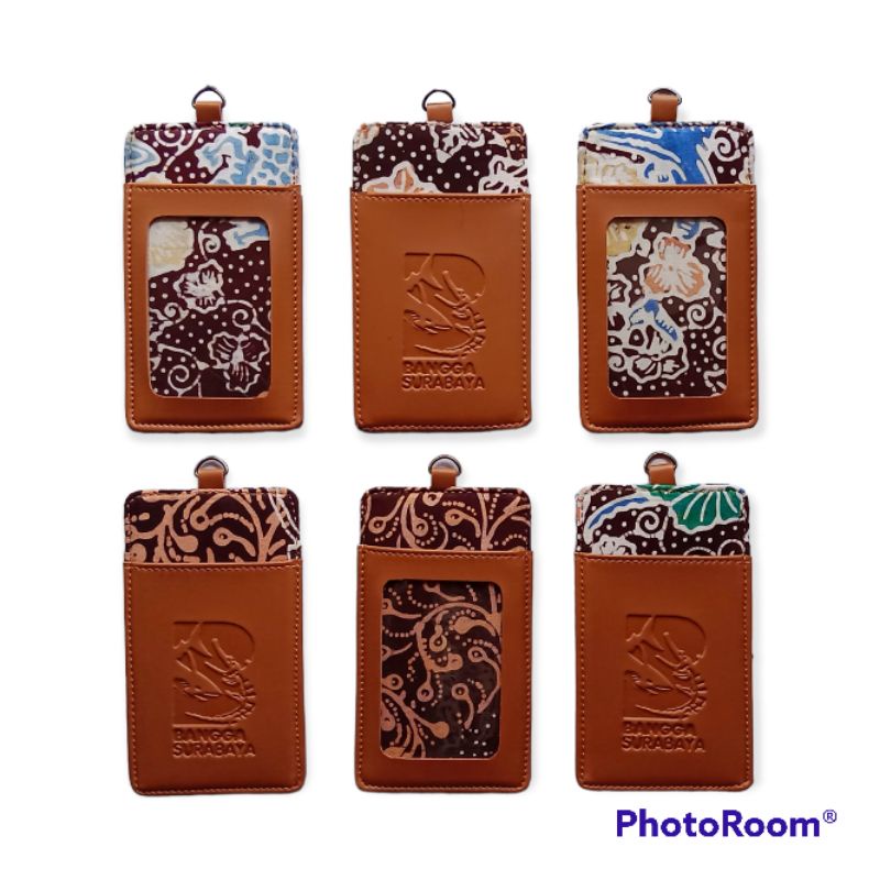 Jual Nametag holder id card lanyard keplek sintetis mix batik BANGGA ...