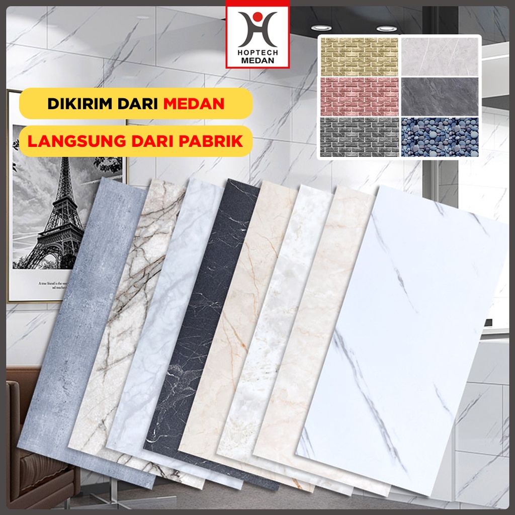 Jual Stiker Dinding VINYL Marble 30 x 60 cm / Dinding Vinyl Marbel ...