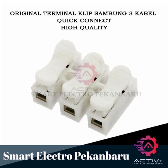 Jual ORIGINAL TERMINAL KLIP SAMBUNG 3 KABEL QUICK Connect 3 Wire ...