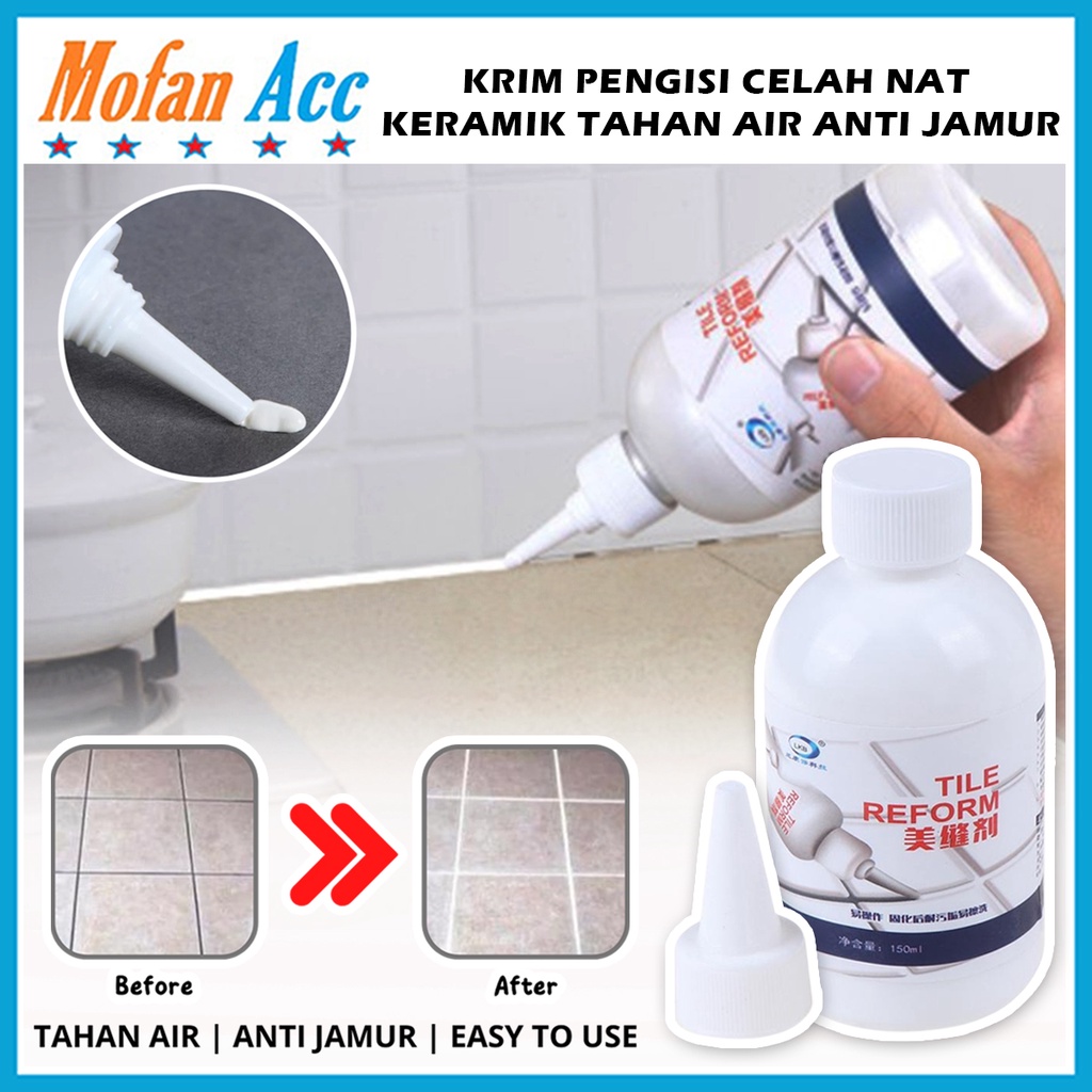 Jual Krim Pengisi Celah Nat Keramik 150ml Anti Jamur / Lem Reparasi ...