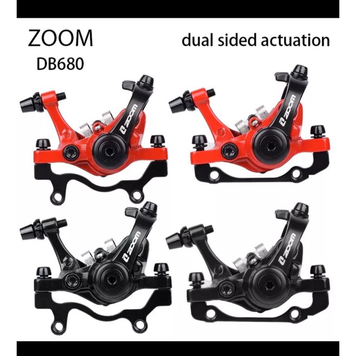 Jual kaliper rem ZOOM DB680 rem mekanik sepeda caliper dual piston ...