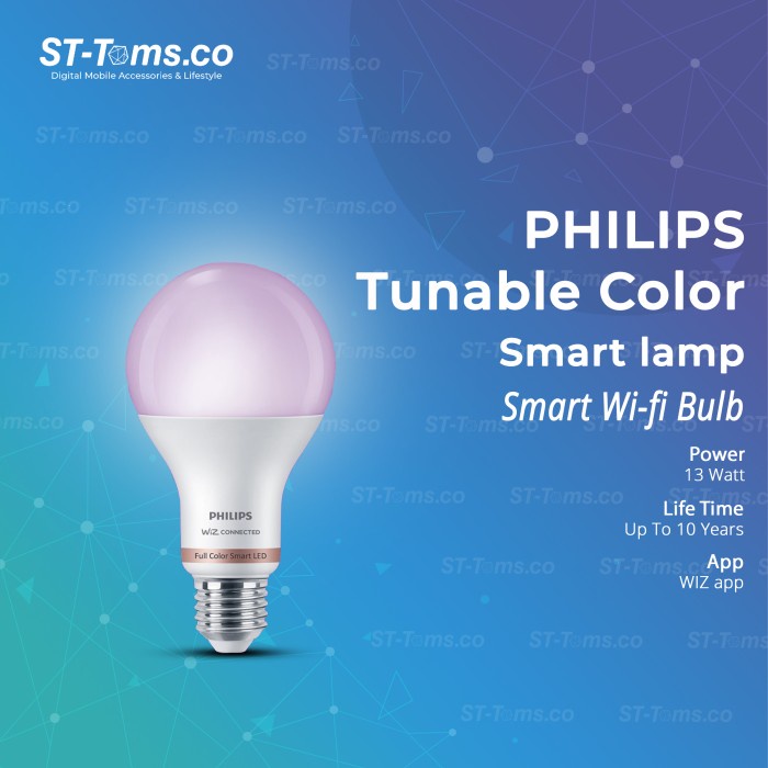 Jual Philips Lampu Smart Wi Fi LED 13W Tunable Color RGB With Bluetooth ...