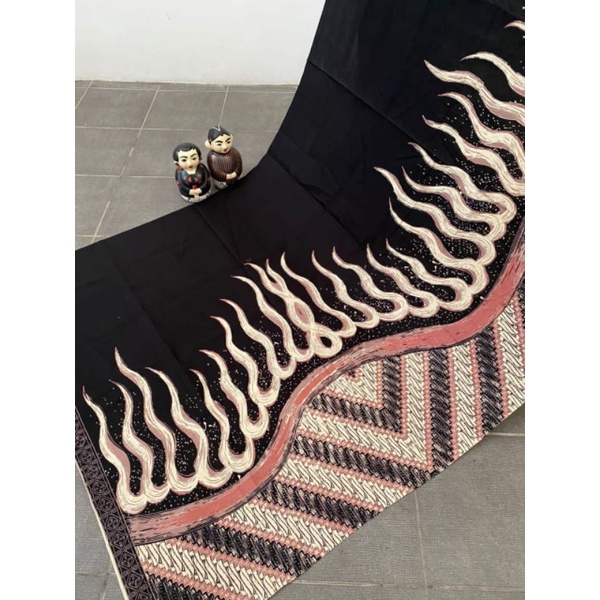 Jual Kain Batik Solo motif api api hitam | Shopee Indonesia