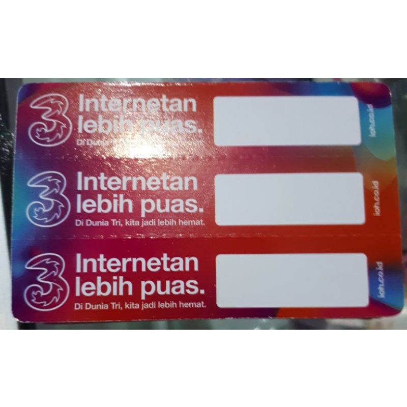 Jual Voucher Three 3,5 Gb Aon | Shopee Indonesia