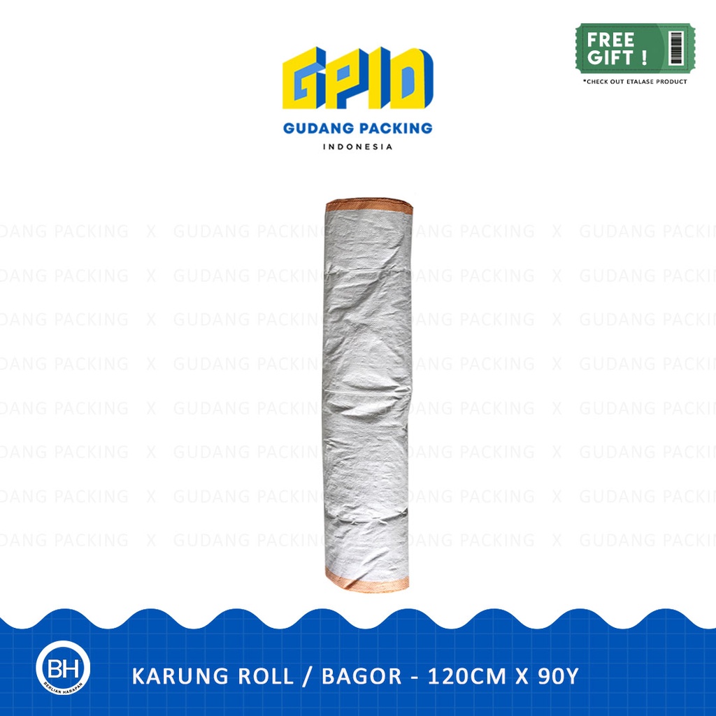 Jual Karung Bagor/ Karung Rol/ Karung Ngebal 120cm x 90 Yard | Shopee ...
