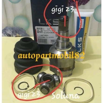 Jual CV.Joint Dalam As Roda Depan Dalam Toyota Soluna Starlet EP80 1300cc | Shopee Indonesia