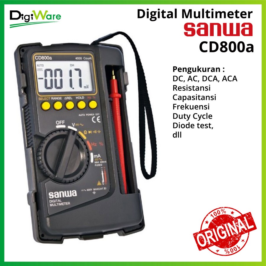 Jual Digital Multimeter Sanwa CD800a | Shopee Indonesia