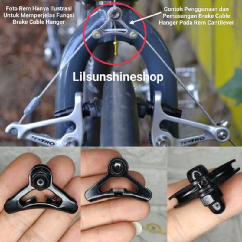 Jual Brake Cable Hanger Made In Taiwan Klem Nipple Tarikan Kawat Rem ...