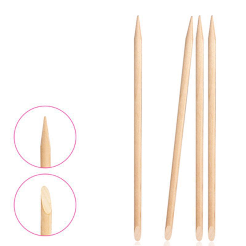 Jual wooden cuticle / pusher / stik remover kuku kayu 7,5 dan 11,5 cm ...