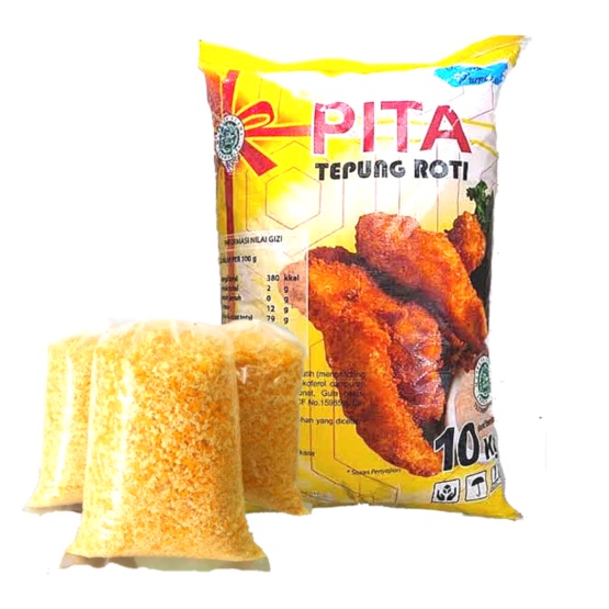 Jual Tepung Roti Pita / Breadcrumb / tepung panir 250GR - 500GR ...