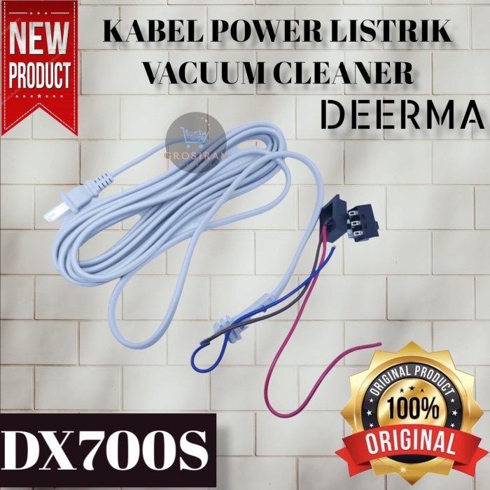 Jual Kabel Listrik Ori Saklar Vacuum Cleaner Deerma Dem Dx700 S Dx 700 #Original | Shopee Indonesia