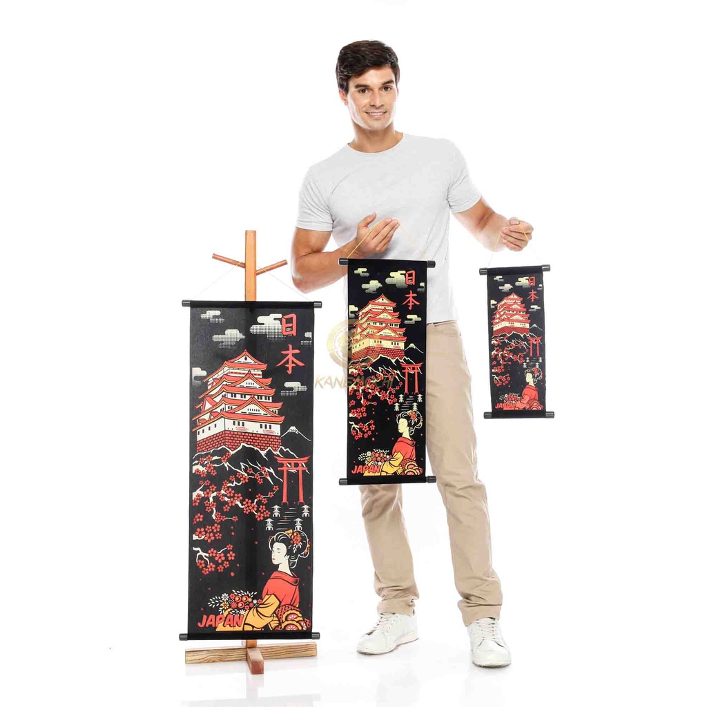 Jual Kanemochi Souvenir - KAKEJIKU Geisha Sunset - Hiasan Dinding Motif ...