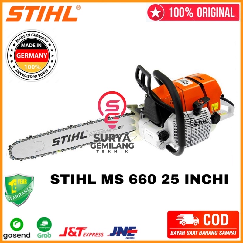 Jual Mesin Chainsaw Stihl MS 660 Senso MS660 Gergaji Kayu Chain Saw Stihl | Shopee Indonesia