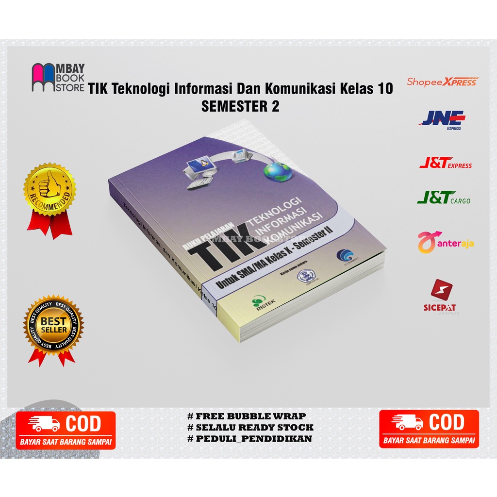 Jual BUKU TIK Teknologi Informasi dan Komunikasi Kelas 10 SEMESTER 2 | Shopee Indonesia