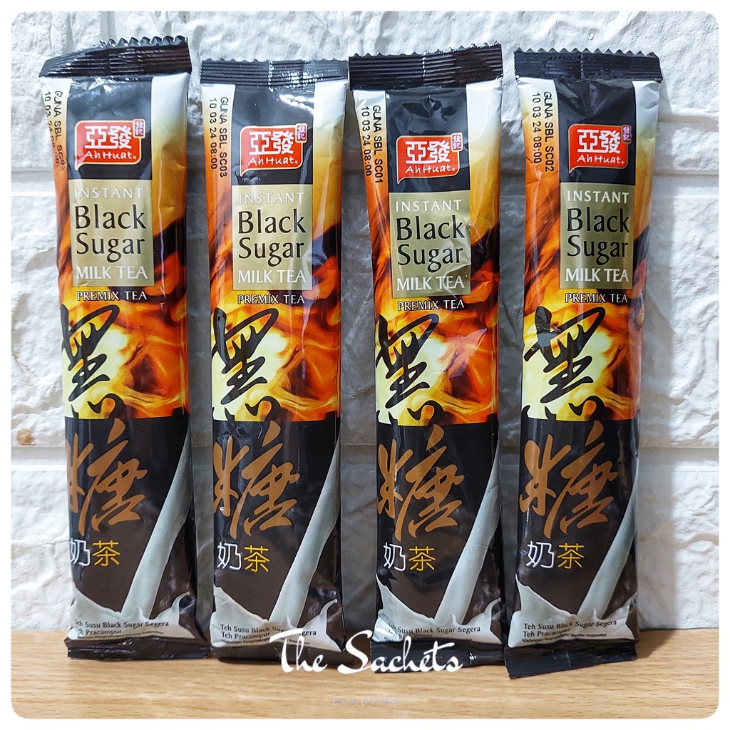 Jual Ah Huat Instant Black Sugar Milk Tea Sachet | Shopee Indonesia