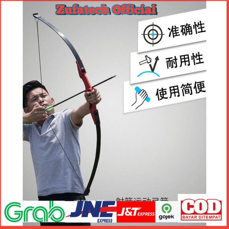 Jual WoSport Busur Panah Powerful Recurve Archery Bow - JH814 - Black ...