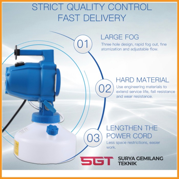 Jual Mesin Fogging Indoor Fogging Listrik Fogger + Cairan Disinfektan ...